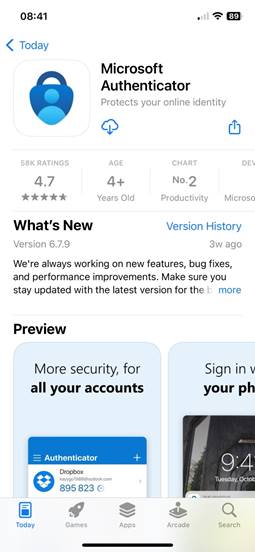 Microsoft Authenticator - CF Systems